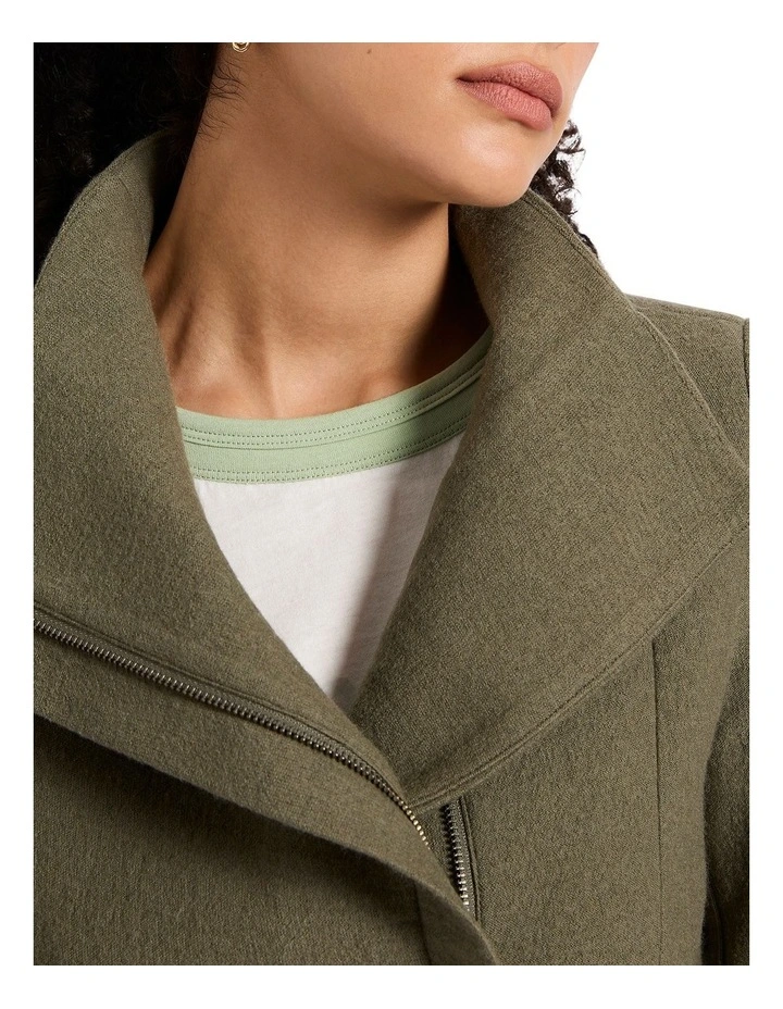 Marcs Lani Felted Wool Jacket in Tea Leaf | MYER