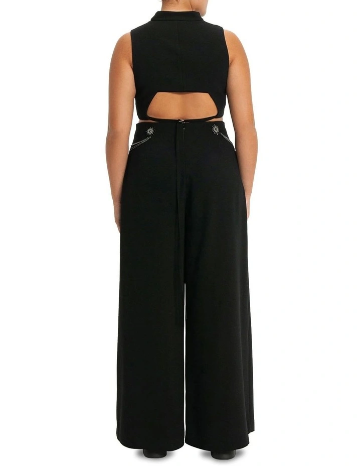 Cue Cut Out Back Vest in Black | MYER