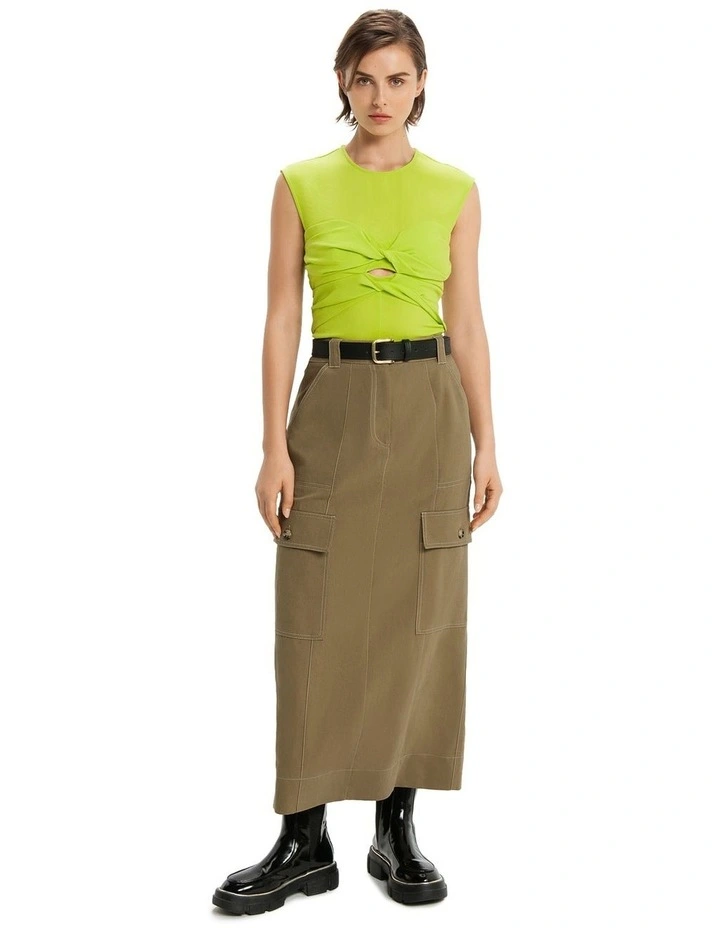 Cue Utility Skirt in Olivine | MYER