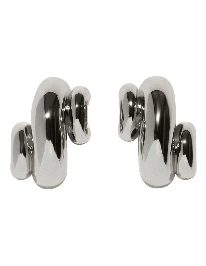 Cue Wave Earring In Silver | MYER