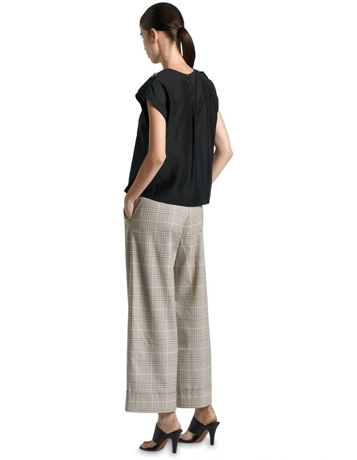 Cue Utility Shell Top in Black | MYER