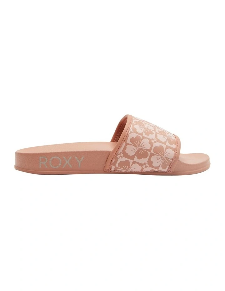 Roxy Slippy Slides in Natural | MYER