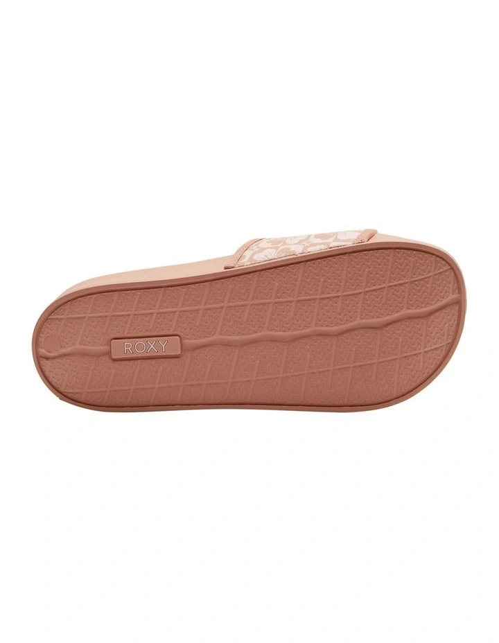 Roxy Slippy Slides in Natural | MYER