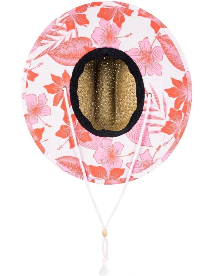 Roxy Pina To My Colada Printed Sun Hat in Pink | MYER