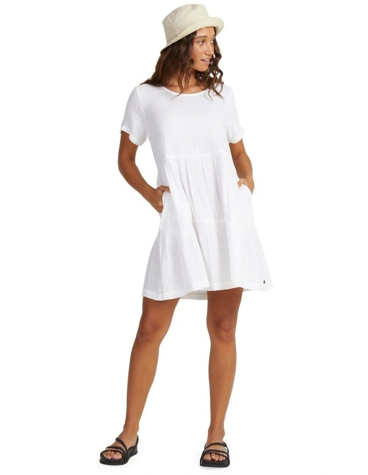 Roxy Dream Destiny Mini Dress in Bright White | MYER