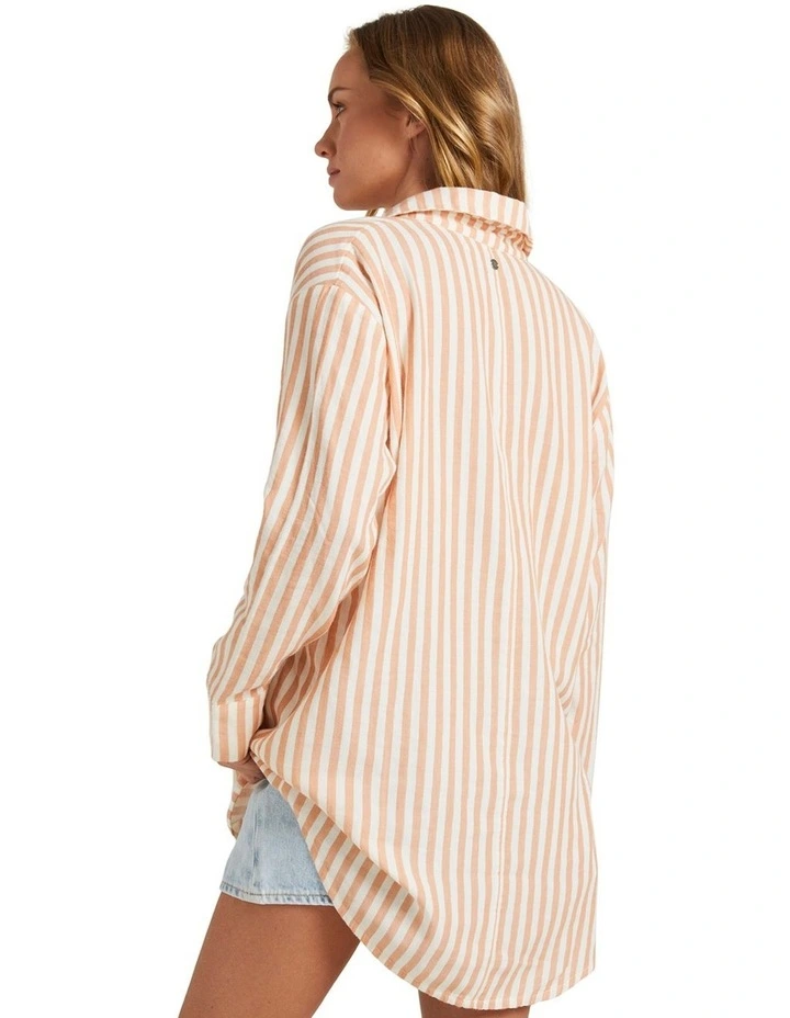 Roxy Blue Riptide Dress in Toasted Nut | MYER