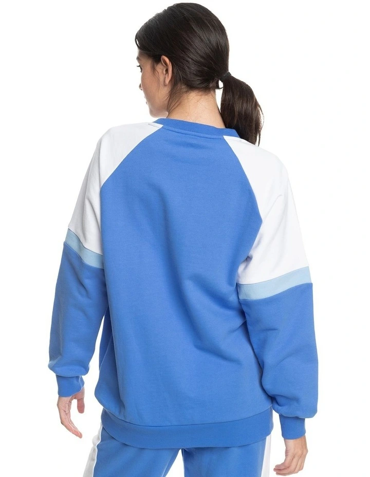 Roxy Essential Energy Pullover Sweatshirt in Ultra Marine | MYER