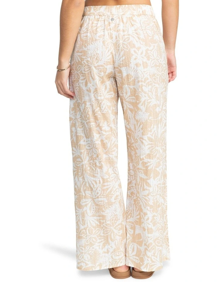 Roxy Midnight Avenue Slub Pants in Tan | MYER