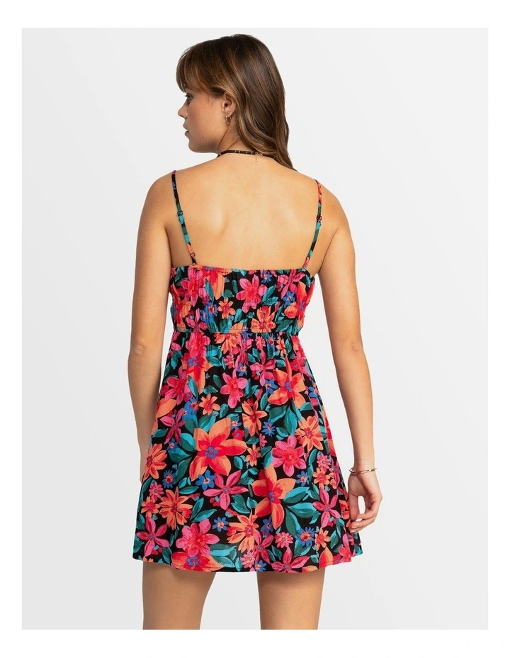 Roxy La Vida Strappy Mini Dress in Black | MYER