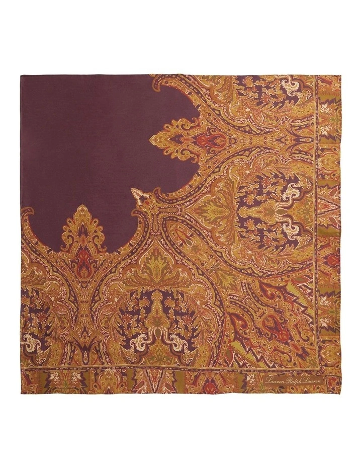 Lauren Ralph Lauren Cameron Paisley Silk Habotai Scarf | MYER