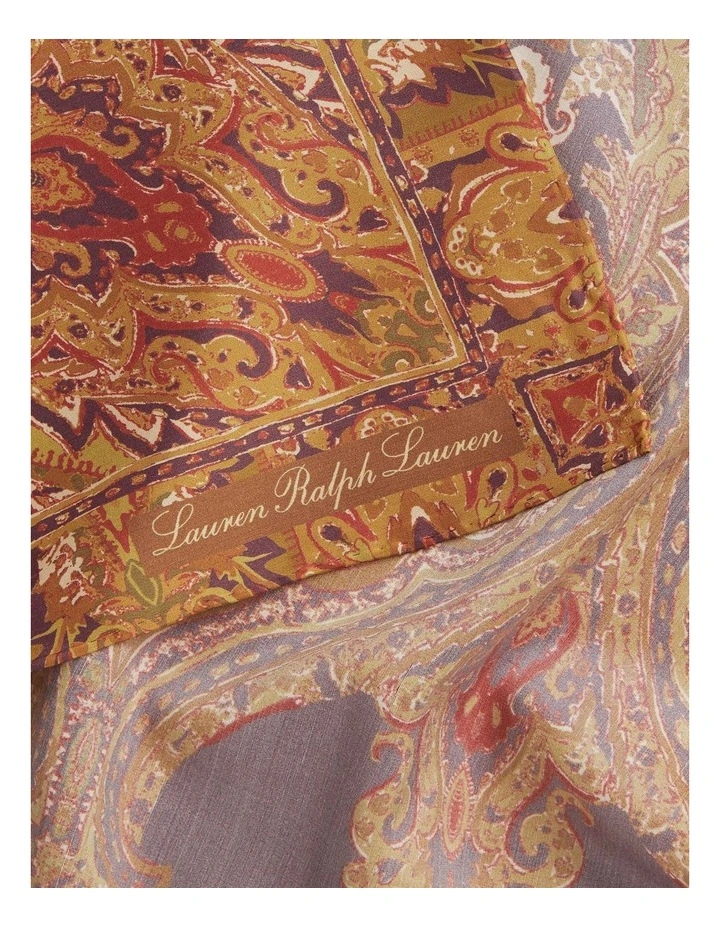 Lauren Ralph Lauren Cameron Paisley Silk Habotai Scarf | MYER