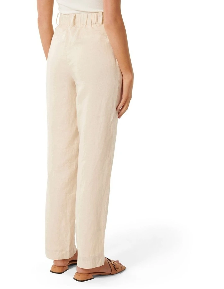 Forever New Loretta Linen Pants in Beige | MYER