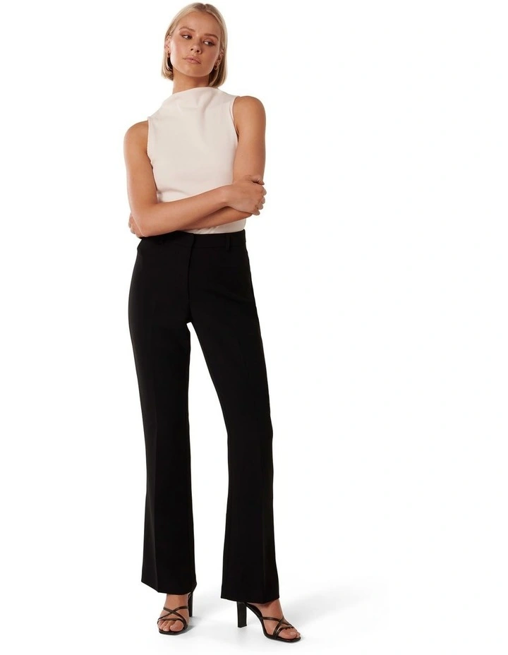 Forever New Gabrielle Flare Pants in Black | MYER