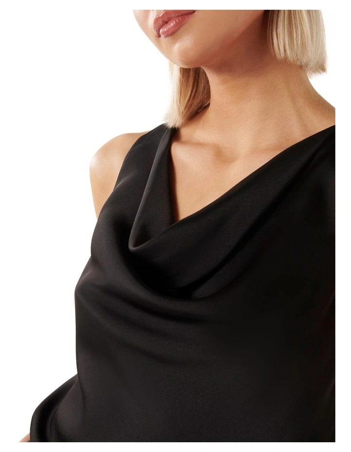Forever New Kayley Cowl Cami Top in Black | MYER