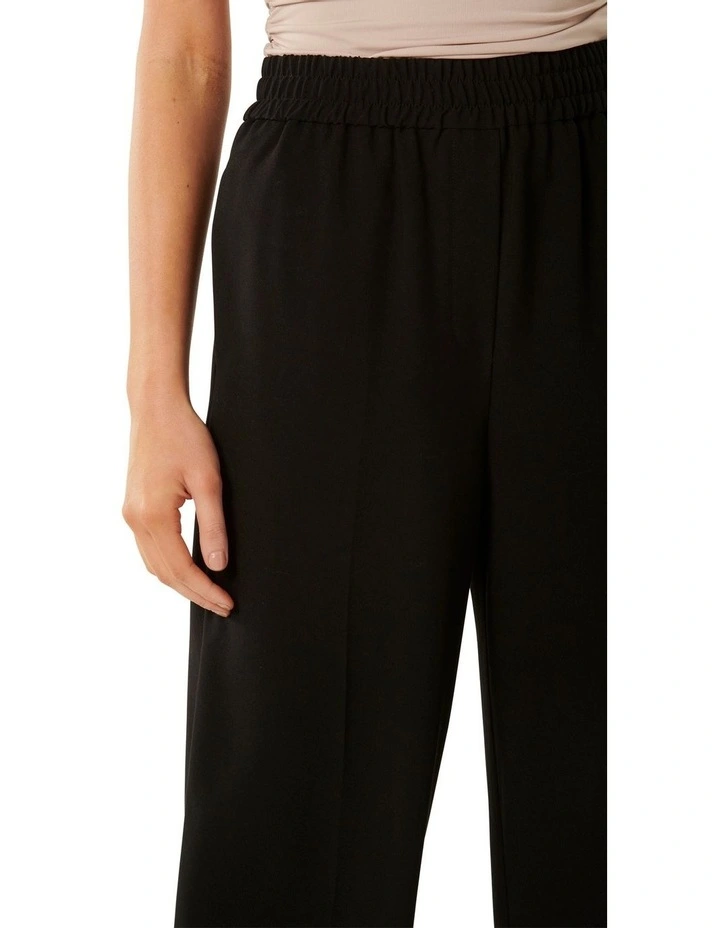 Forever New Kyah Ruched Waist Band Pants in Black | MYER
