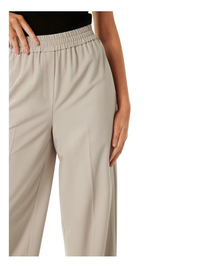 Forever New Kyah Ruched Waist Band Pants in Grey | MYER
