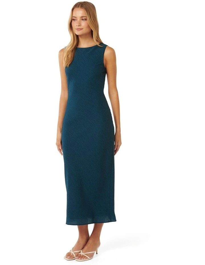 Forever New Aliza Column Midi Dress in Blue | MYER