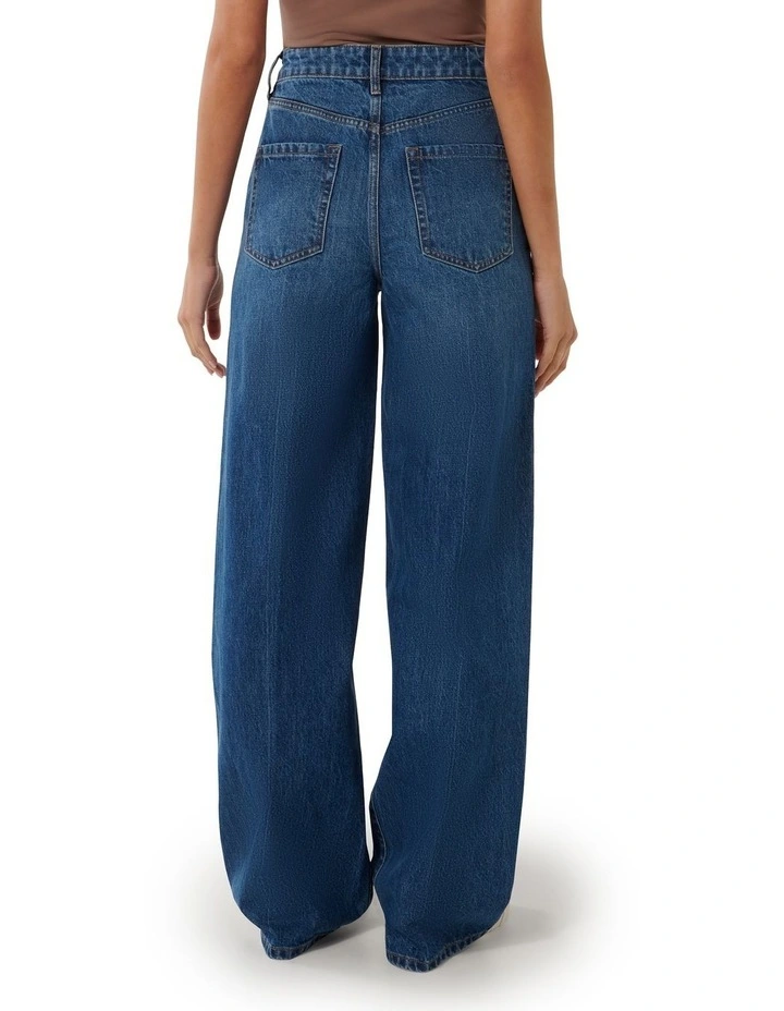 Forever New Heather Wide Leg Jean in Blue | MYER