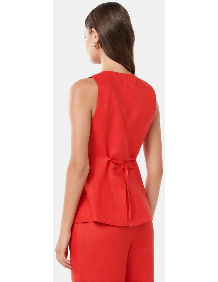 Forever New Clementine Soft Vest in Red | MYER