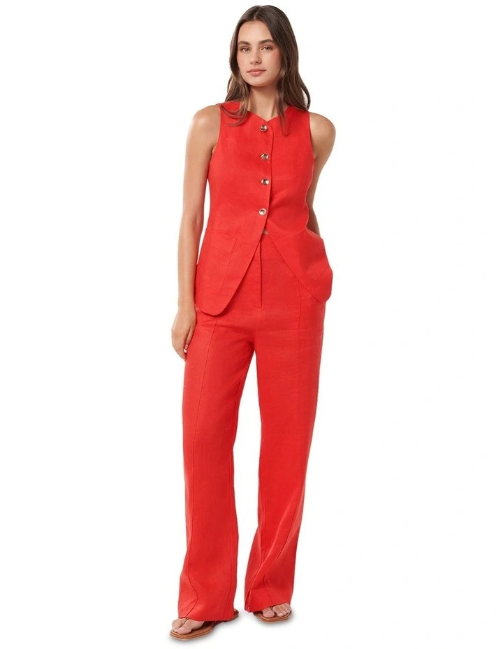Forever New Clementine Soft Vest in Red | MYER