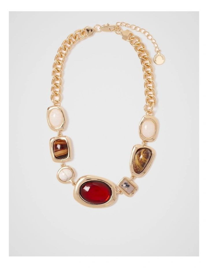 Forever New Signature Sylvia Stone Necklace in Multi | MYER