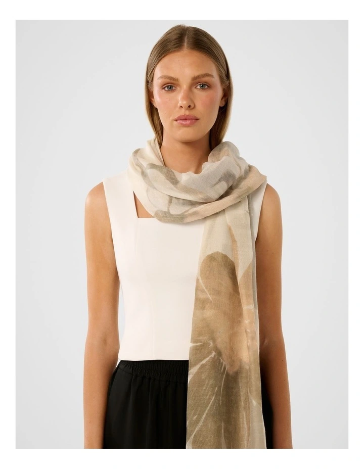 Forever New Lane Lightweight Ombre Scarf in Green Multi | MYER