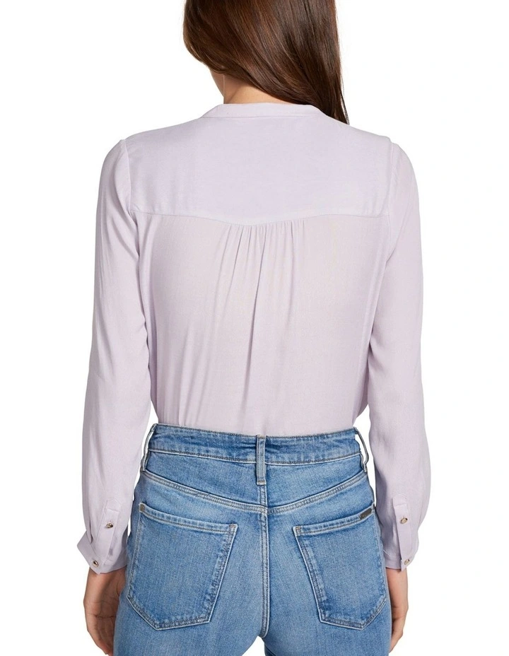 Forever New Katherine Pocket Mandarin Shirt | MYER