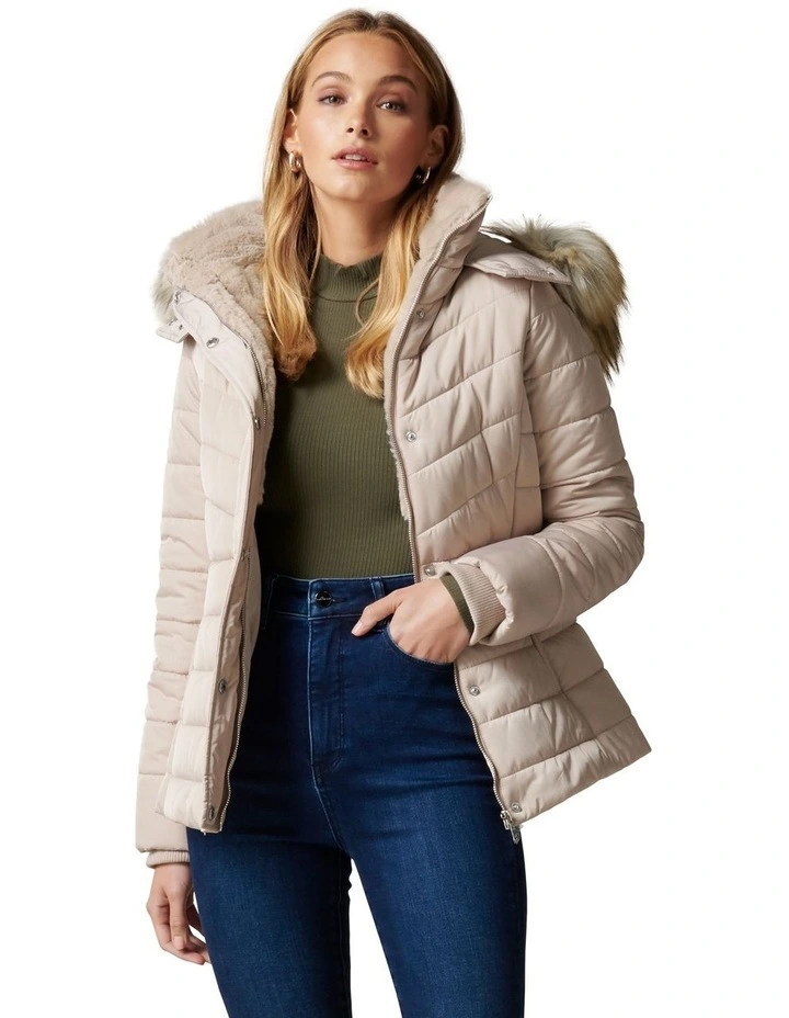 Forever New Freya short puffa | MYER
