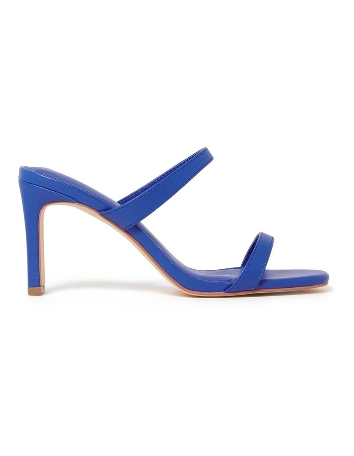 Forever New Stevie Two Strap Mule in Blue | MYER
