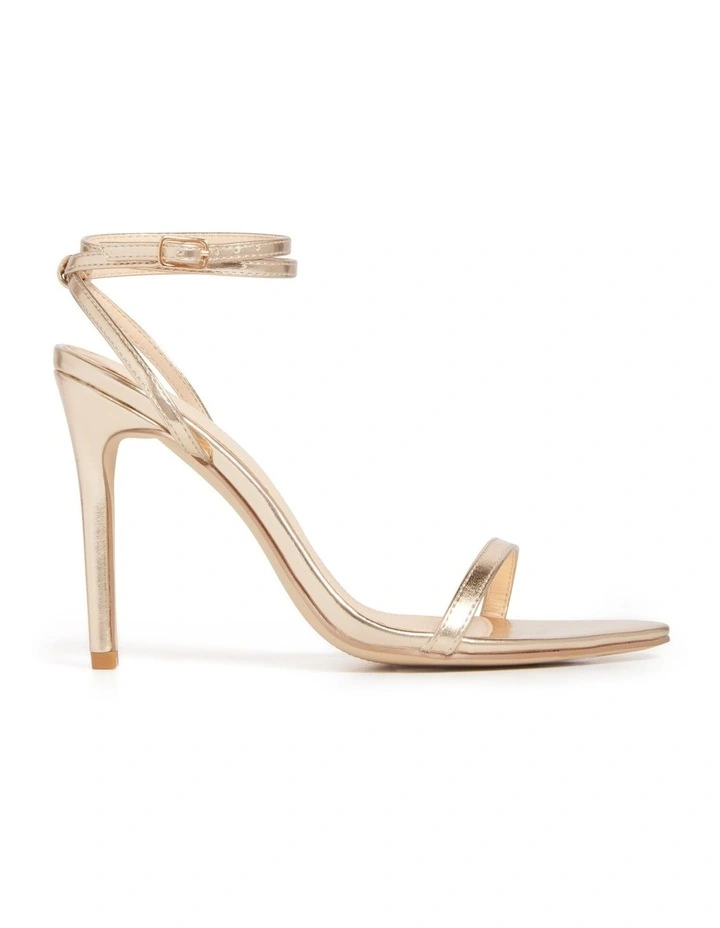 Forever New Kirsten Triangle Toe Stiletto in Gold | MYER