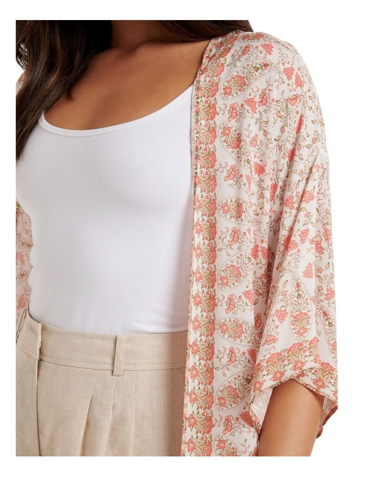 Forever New Maddy Longline Kimono in Multi | MYER