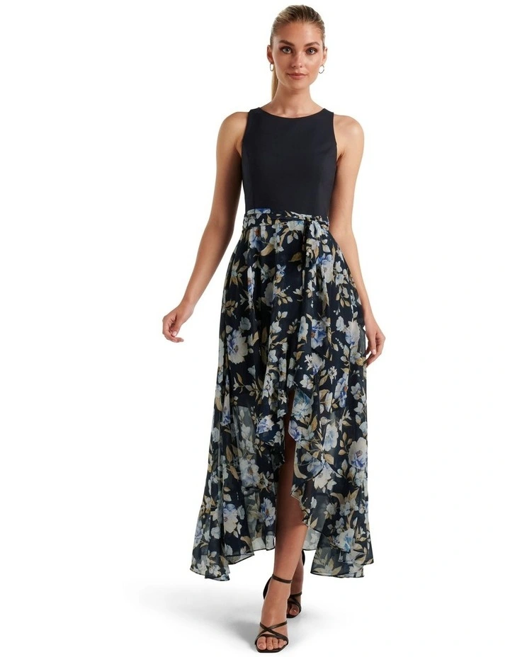 Forever New Beatrice 2 in 1 Midi Dress in Black | MYER