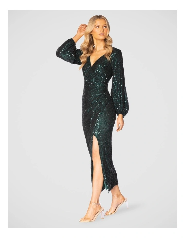 Pilgrim Piolina Gown in Green | MYER