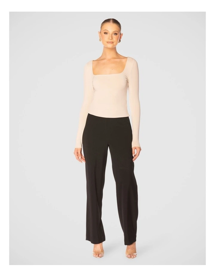 Pilgrim Carine Long Sleeve Top in Stone | MYER