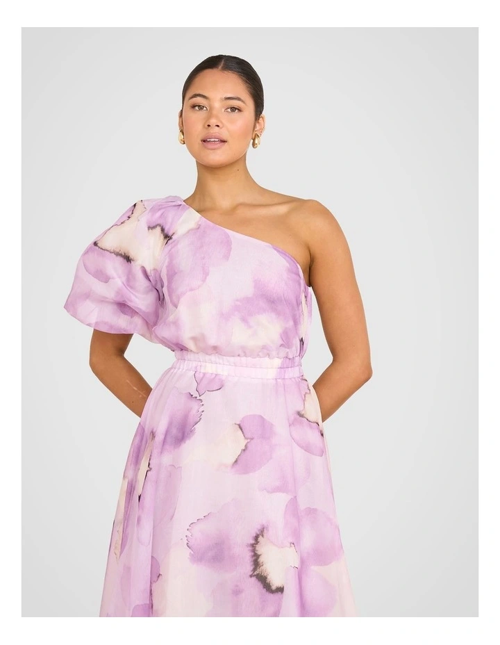 Pilgrim Zailee One Shoulder Maxi Dress in Multi | MYER