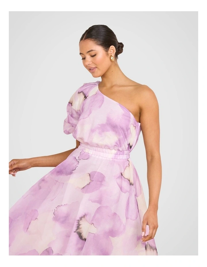 Pilgrim Zailee One Shoulder Maxi Dress in Multi | MYER