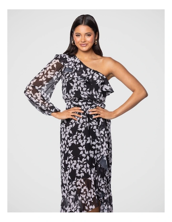 Pilgrim Brett Dress in Black Multi | MYER