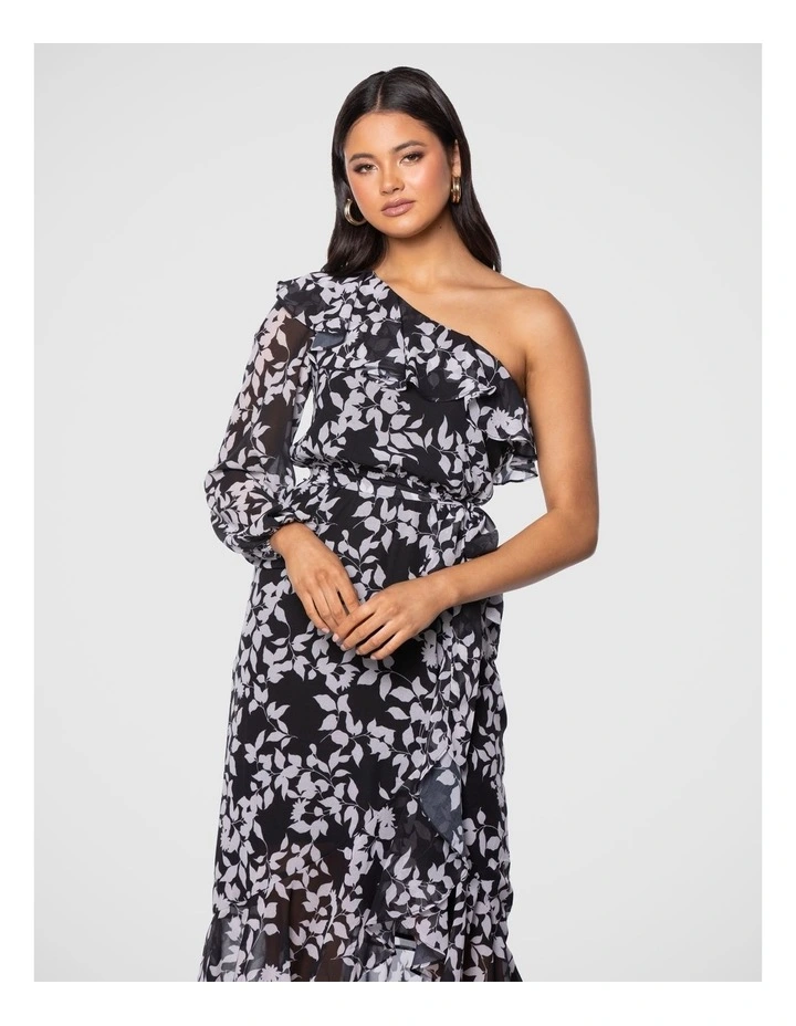 Pilgrim Brett Dress in Black Multi | MYER