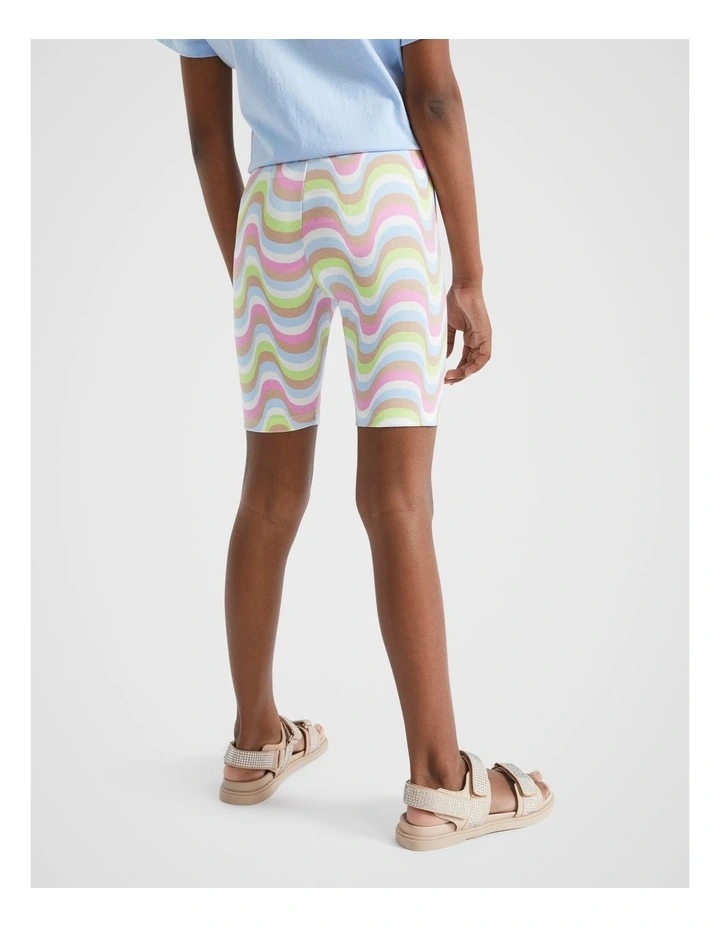 Seed Heritage Wavy Bike Short in Multi | MYER