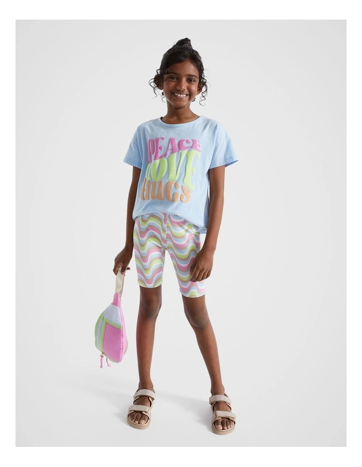 Seed Heritage Wavy Bike Short in Multi | MYER