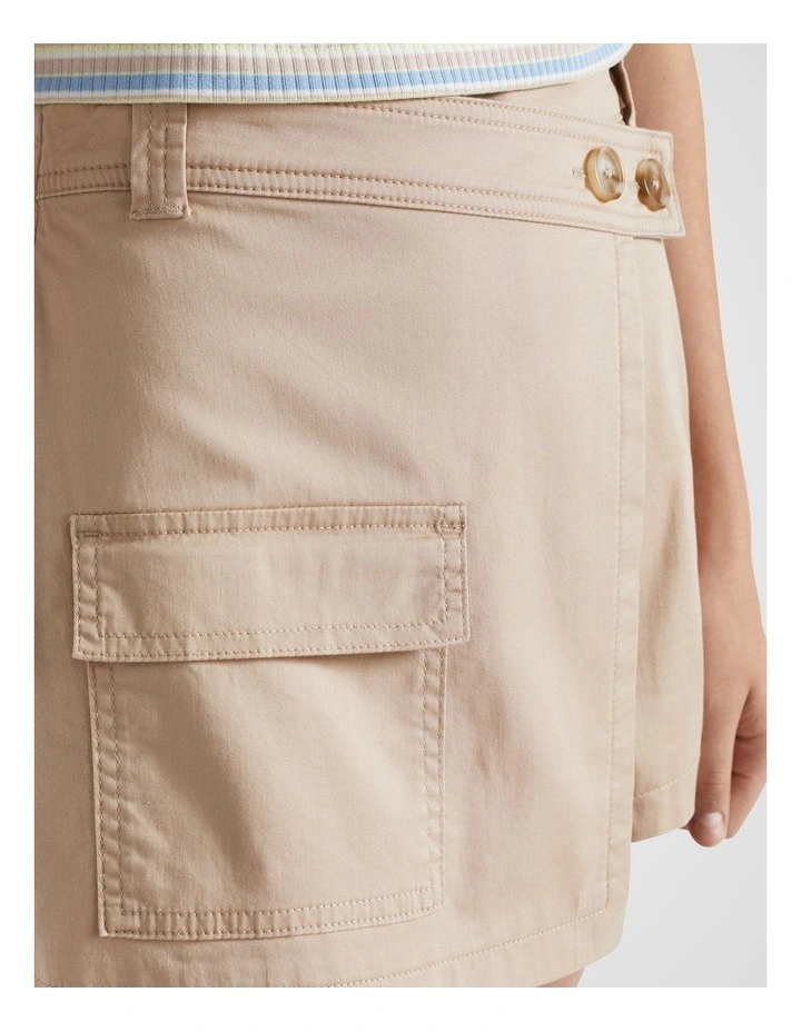 Seed Heritage Cargo Skort in Neutral | MYER