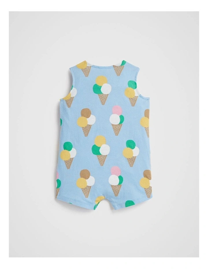 Seed Heritage Ice Cream Romper in Blue | MYER