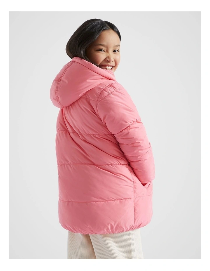 Seed Heritage Core Puffer Jacket in Peach | MYER
