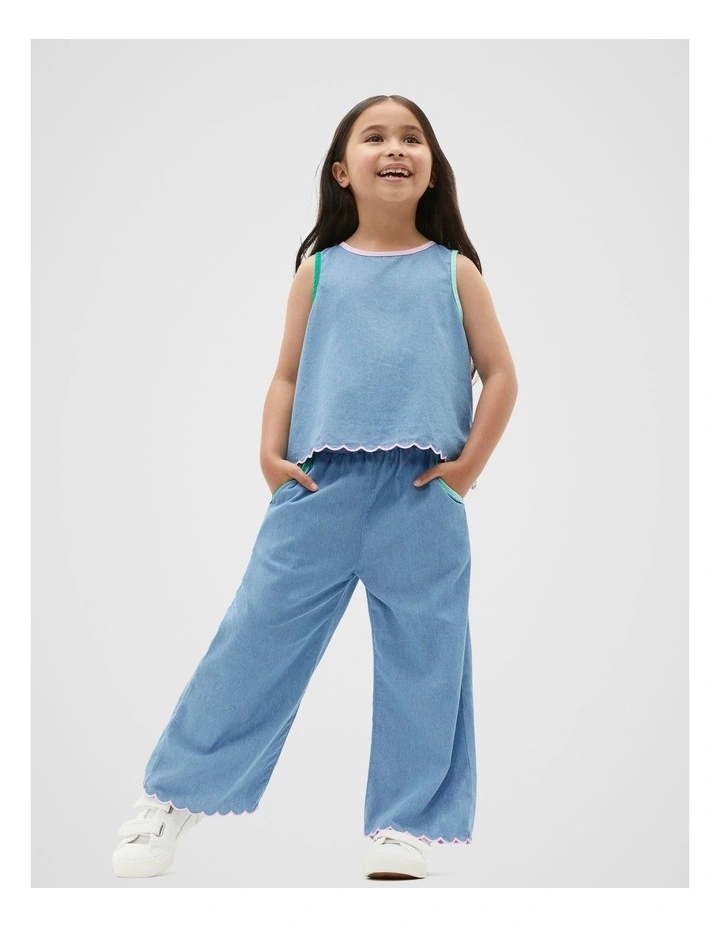 Seed Heritage Pant in Chambray | MYER