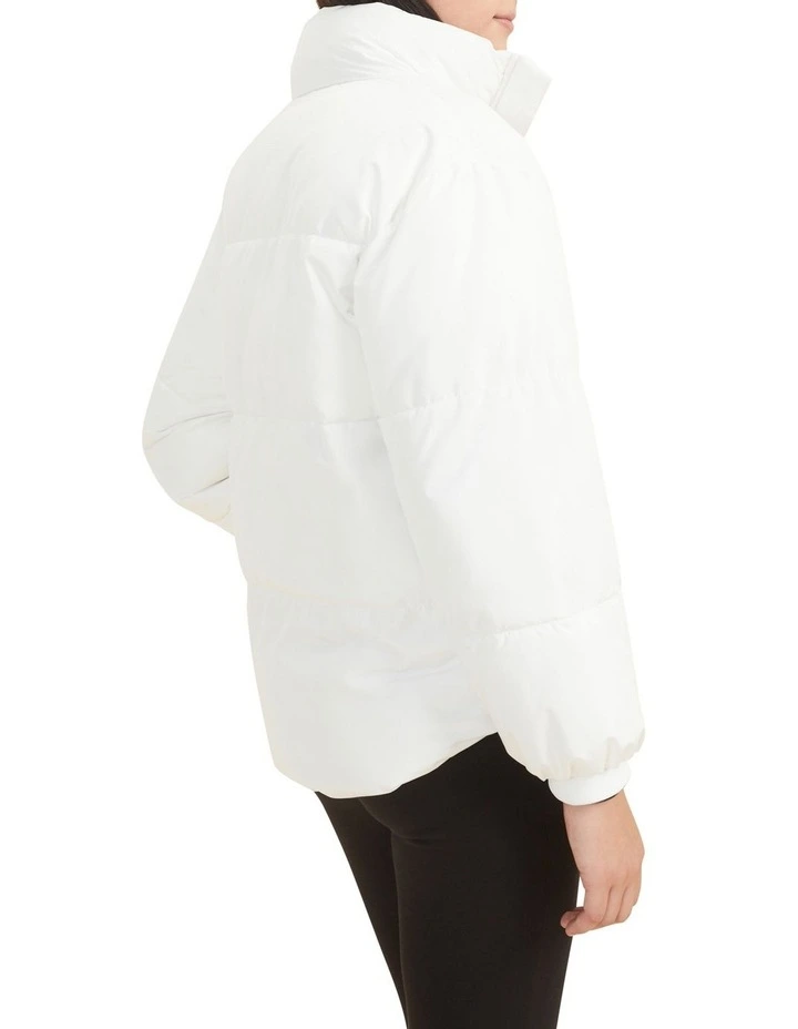 Seed Heritage Logo Puffer Jacket Cream | MYER