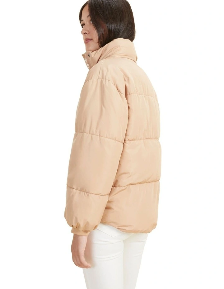 Seed Heritage Logo Puffer Jacket Sand | MYER