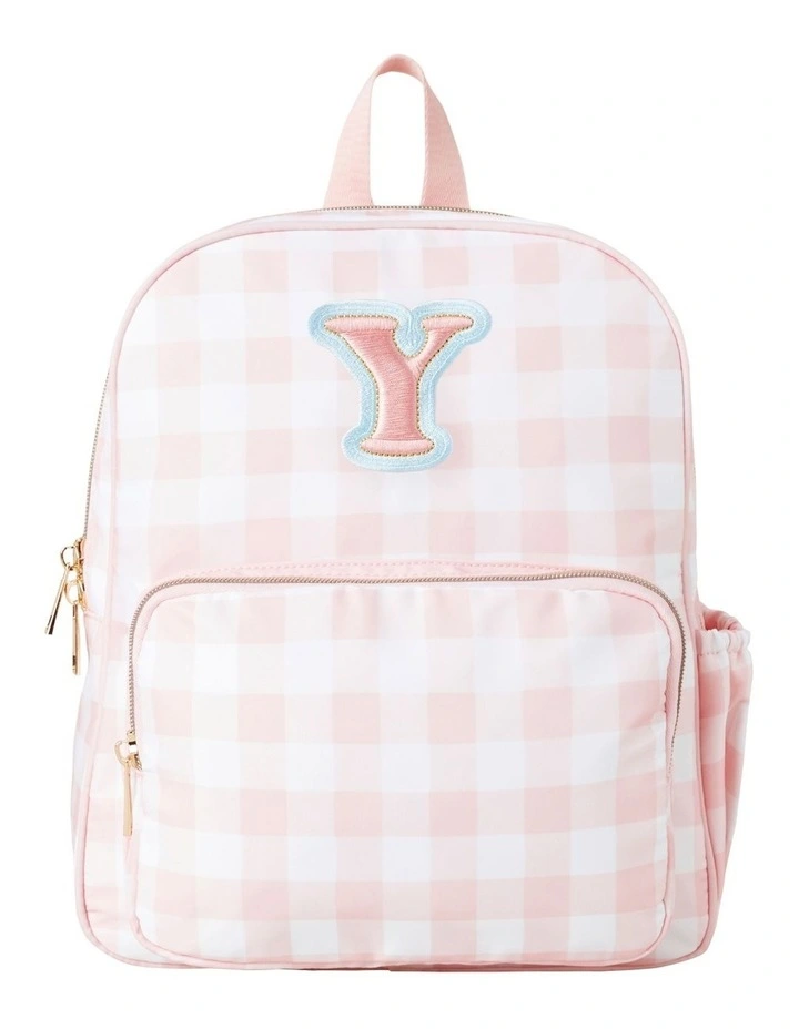 Seed Heritage Check Initial Backpack | MYER
