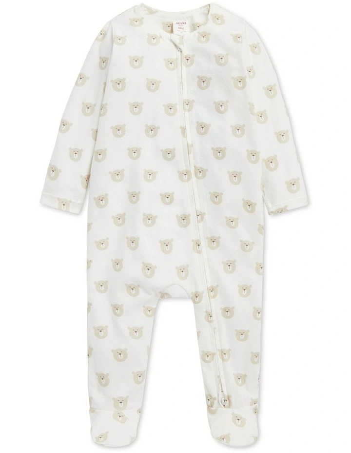 Seed Heritage Bear Zipsuit | MYER