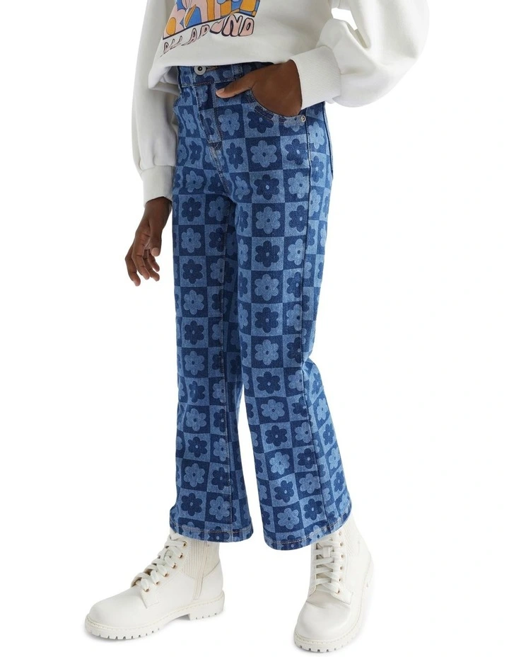 Seed Heritage Checked Jeans in Indigo | MYER