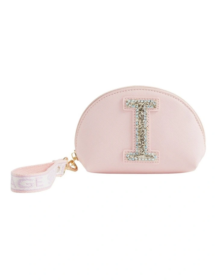 Seed Heritage Glitter Initial "I" Purse in Pink | MYER